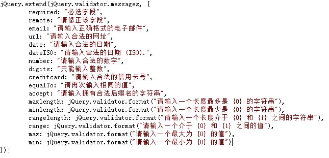 Jquery插件validationjquery Validation 1193 Csdn博客