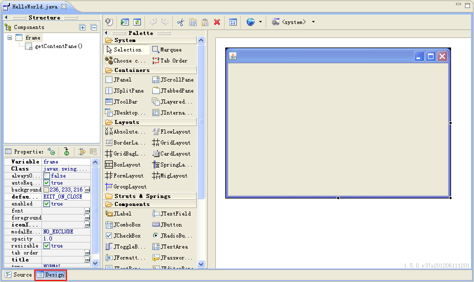 使用windowbuilder辅助java Gui开发 Nex3z 博客园