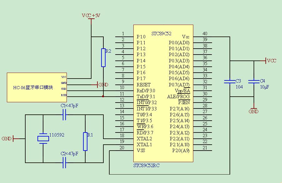 Stc89c52单片机通过hc 06蓝牙模块与android手机通信 52单片机蓝牙模块怎么连接手机 Csdn博客