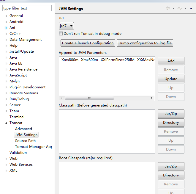 在eclipse 42中配置tomcat插件并修改jvm启动参数eclipse 42 32 启动参数 Csdn博客 