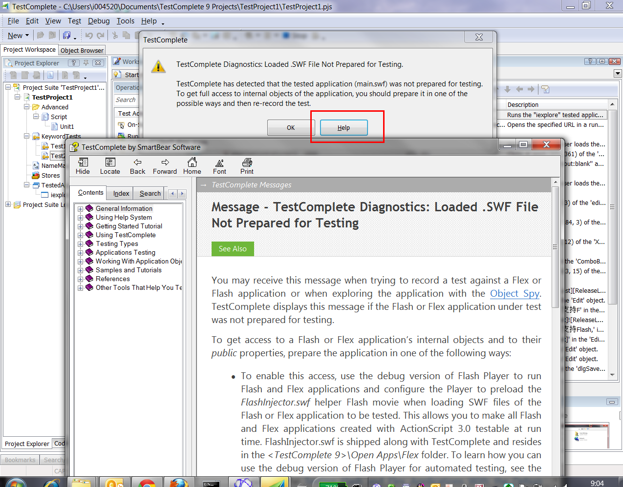 Testcomplete9 测试flash Ui的初始化问题in Order To Build This Project You Must Specify A Csdn博客 8449