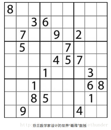 Python解数独 世界最难数独23秒完成世界上最难的数独 Csdn博客 