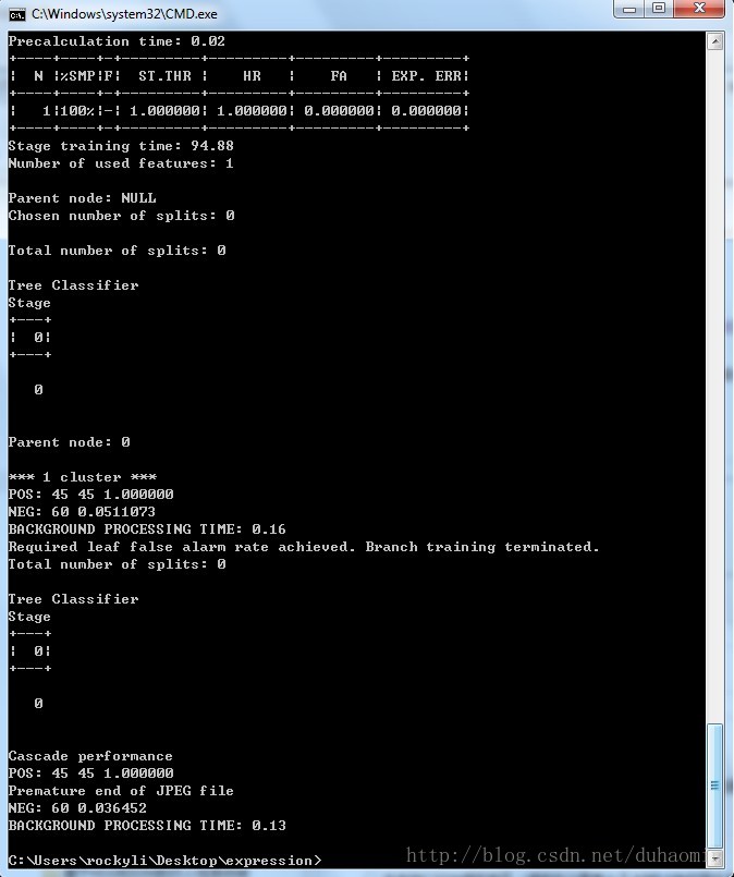 Opencv 训练分类器生成xml文件【完整过程】duhaomin的博客 Csdn博客 
