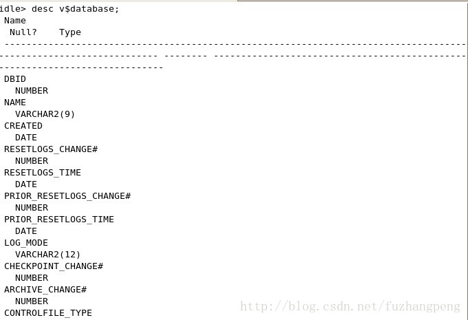 Oracle在desc表时，name 和type列不能格式化问题（占位过长） Oracle Desc字段格式化 Csdn博客