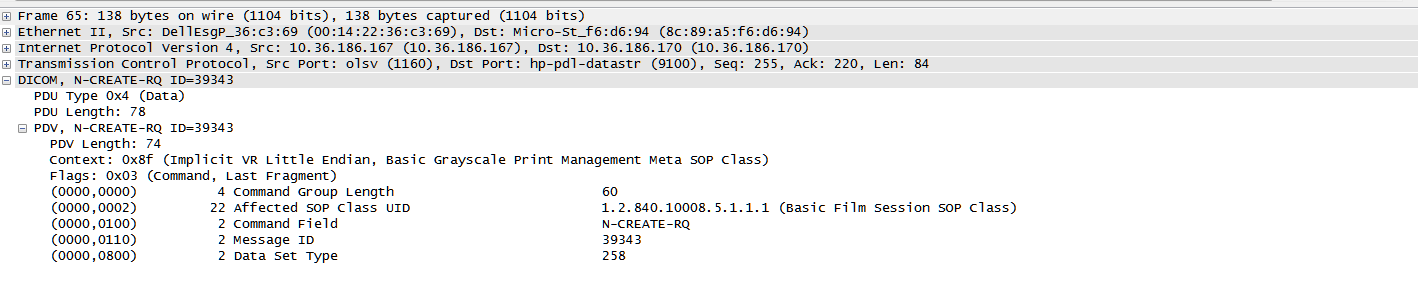 使用wireshark分析dicom数据包wireshark Dicom Csdn博客