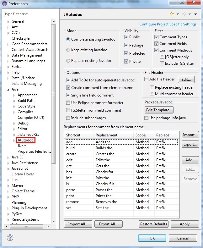 jautodoc安装与使用 - 程序员大本营