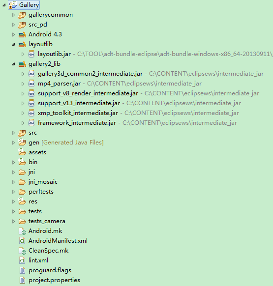 在eclipse中编译运行android43应用源码——launcher2和gallery2android 43 源码编译 Csdn博客