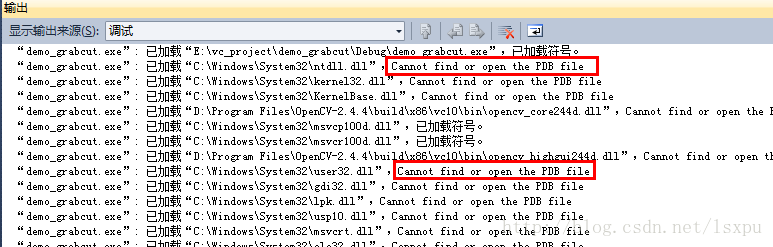 Error Cannot Find Or Open The Pdb File Cannot Find Or Open Pdb File Csdn博客