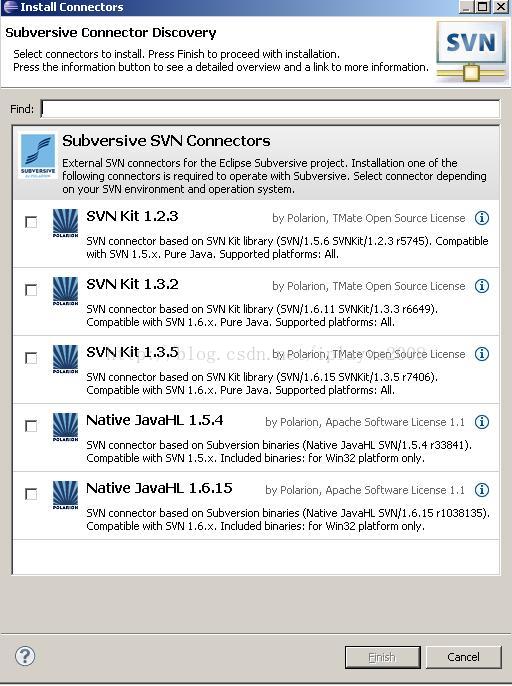 Eclipse启动时总是提示“subversive Connector Discovery”解决方案 Csdn博客 