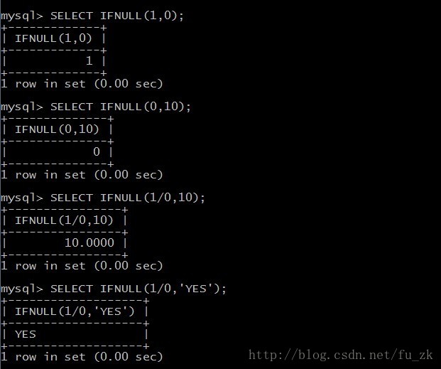 【mysql函数】mysql Ifnull和if函数的使用 Mysql中if的使用 Csdn博客