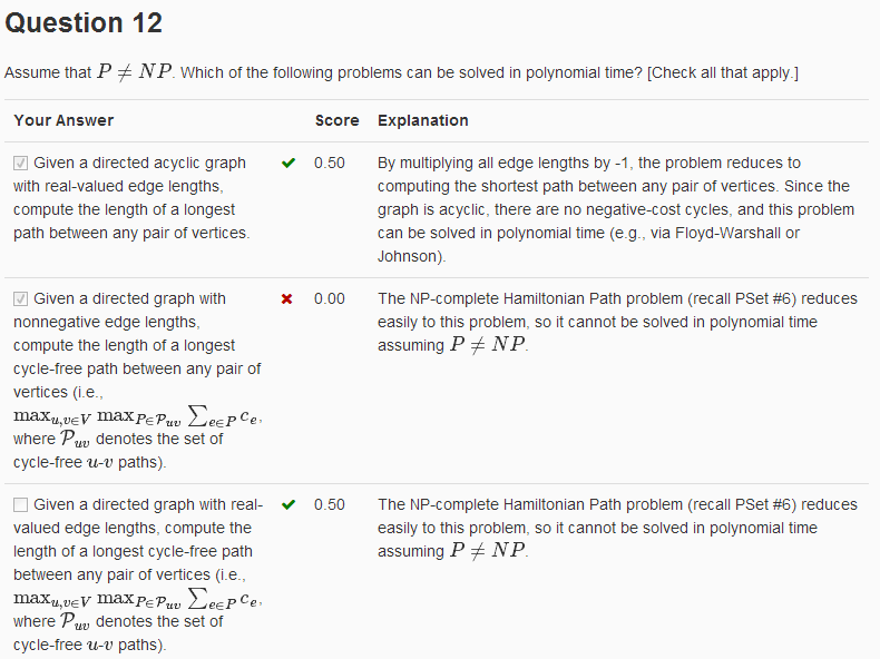 Stanford Algorithms Design And Analysis Part 2 Final Exam Algorithms Final Exam With