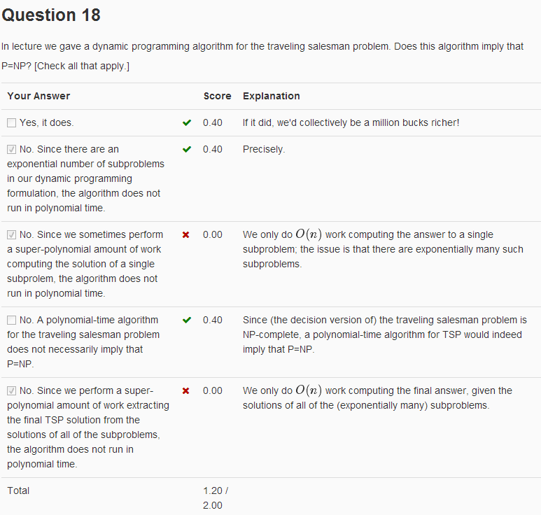 Stanford Algorithms Design And Analysis Part 2 Final Exam Algorithms Final Exam With
