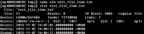 Linux下文件的创建时间、访问时间、修改时间和改变时间查看linux文件的创建时间和修改时间 Csdn博客