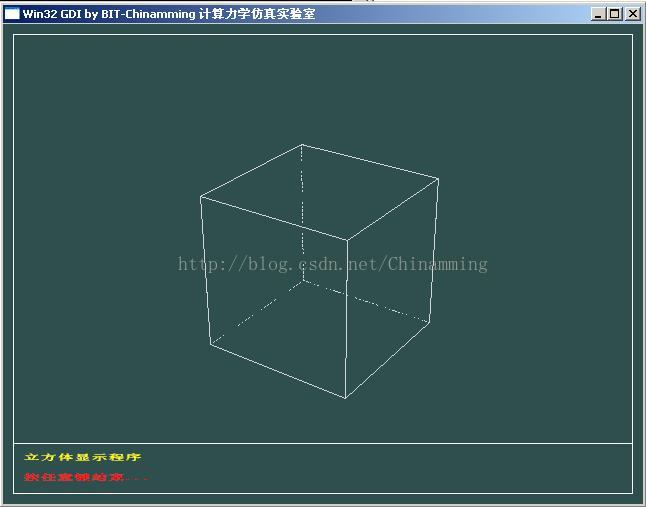 使用c语言实现二维三维绘图算法1 透视投影copengl一点、二点、三点透视实现 Csdn博客 4083