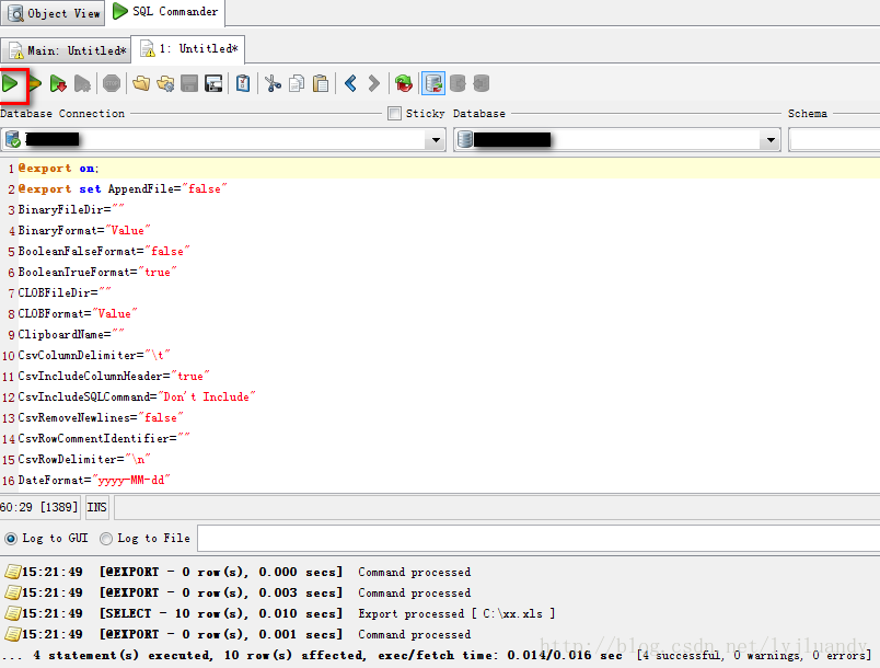 Dbvisualizer直接导出sql查询结果数据到指定文件 Db Visualizer指定条件导出数据 Csdn博客
