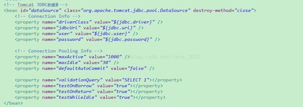 Tomcat Jdbc数据源初始化过程以及错误cannot Resolve Reference To Bean Datasource