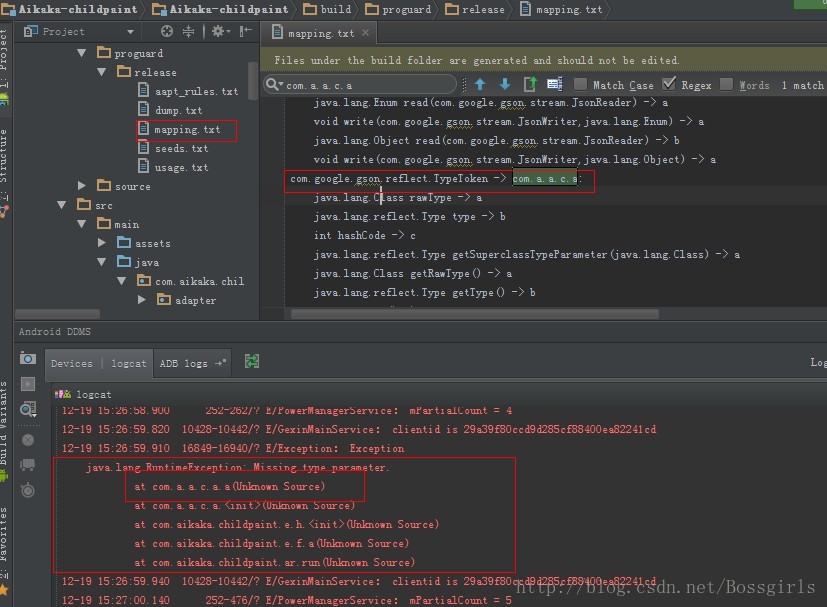 Android混淆后运行程序出现异常：missing Type Parameter Missing Type Parameter Csdn博客