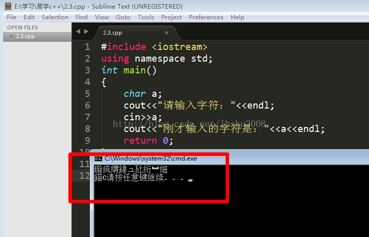 Sublime Text 设置用cmd输出结果时中文是乱码，设置为用gbk编码就可以解决了cmd输出gbk Csdn博客 1026