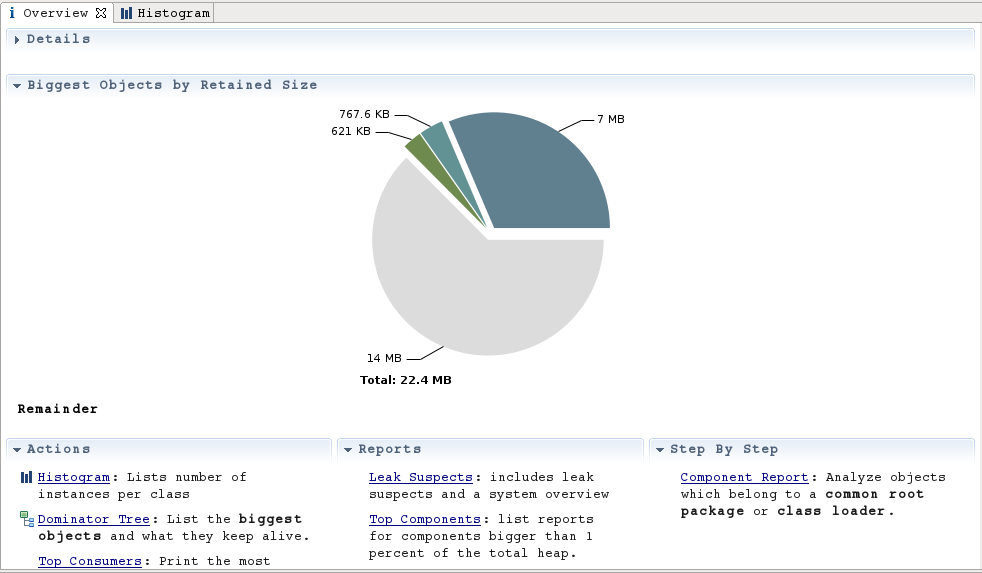 Java Program Memory Analysis Use The Mat Tool To Analyze Memory Usage Programmer Sought