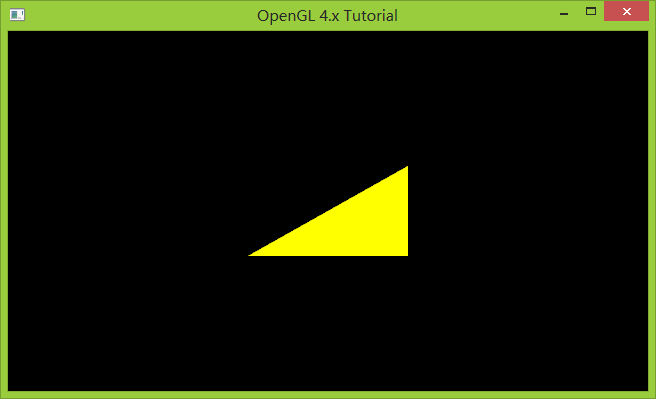 Opengl4x学习之使用绘制三角形opengl 4x彩阳的博客 Csdn博客