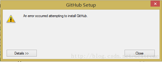Github For Windows 安装失败，an Error Occurred Attempting To Install Github 的解决办法an Error Occurred 0747