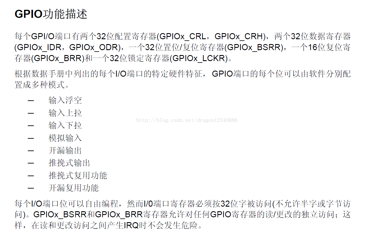 Stm32f103 通过配置寄存器来控制io口stm32 Io端口控制方法 Csdn博客 