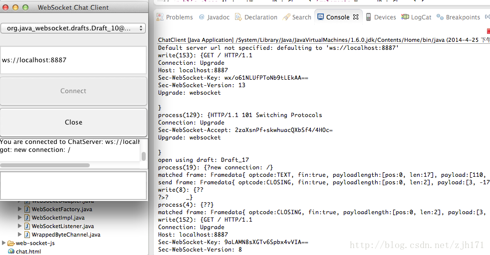 Java Websocket 项目的研究二 ：客户端连接服务器并发送消息实例java Websocket的连接服务端 Csdn博客
