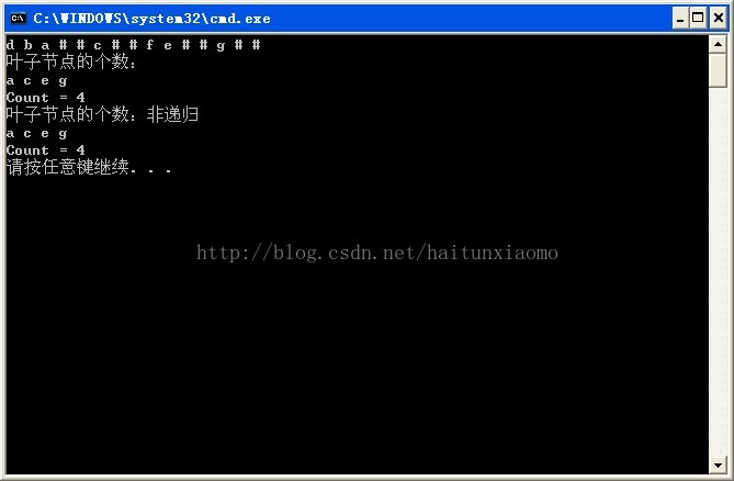 递归和非递归实现计算二叉树叶子节点的个数编写递归与非递归算法求二叉树中叶子结点的个数 Csdn博客 6823