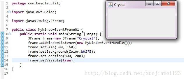 Java Swing界面编程21 事件处理：窗体事件java多个窗体组件事件处理代码 Csdn博客 6380