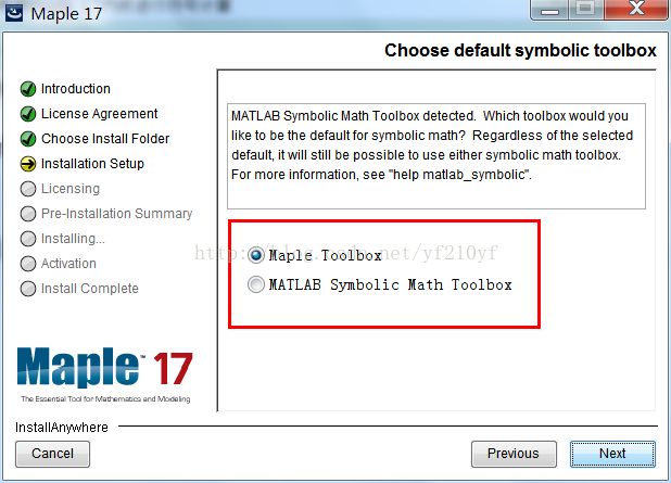 Matlab Matlab 2012b 使用maple 17内核进行符号计算及mupad与maple内核的切换matlab 安装maple内核 Csdn博客 
