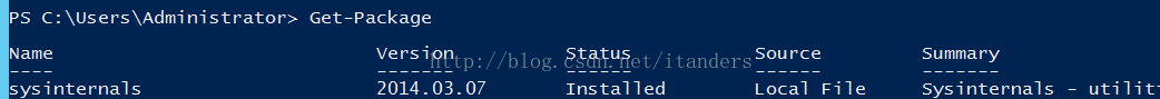 初探powershell Oneget（一）onegetpowshell Csdn博客 