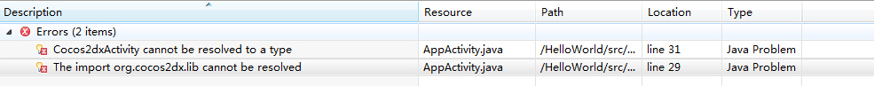 解决the Import Cos2dxlib Cannot Be Resolved Appactivityjava的方法 