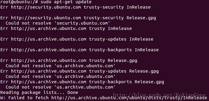 Ubuntu Apt Get Update 更新源失败总结apt Get Update出错更新源还是不行 Csdn博客 