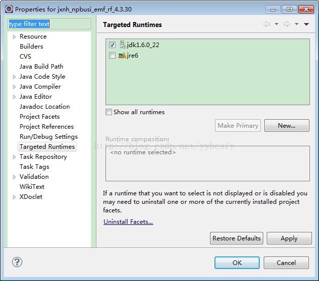 Target Runtime Jdk Is Not Defined 项目上红叉报错解决方法target Runtime Jdk18 Is Not Defined Csdn博客 