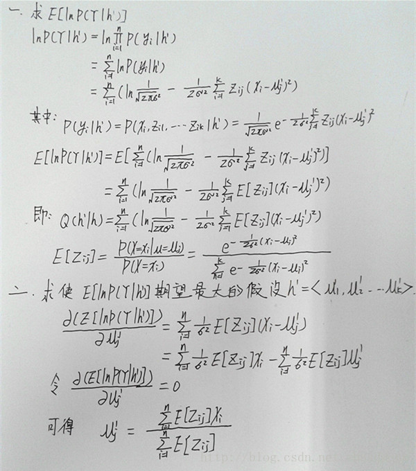 Em算法求高斯混合模型参数估计——python实现 高斯混合模型em算法python Csdn博客