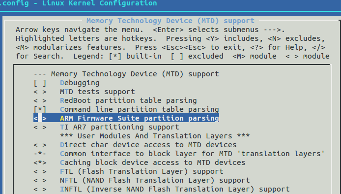 menuconfig 缺失 MTD partitioning support 解决办法-CSDN博客