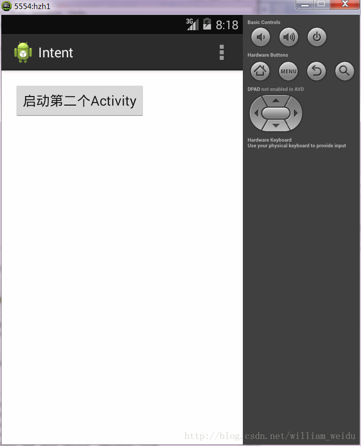 利用intent启动另外一个activity的方法在oncreate中可以启动其他activity吗 Csdn博客 