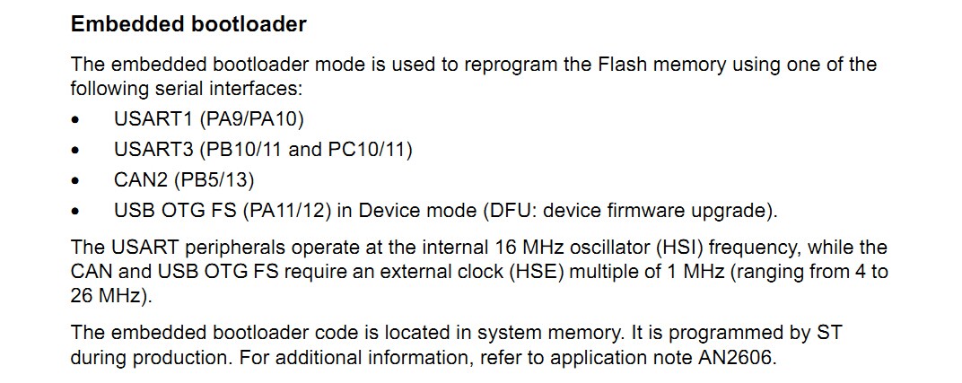 Stm32f4系列的app和boot相互跳转stm32f4 Boot1 Csdn博客