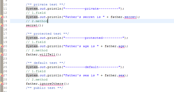 Java类成员可见性实测 Csdn博客 