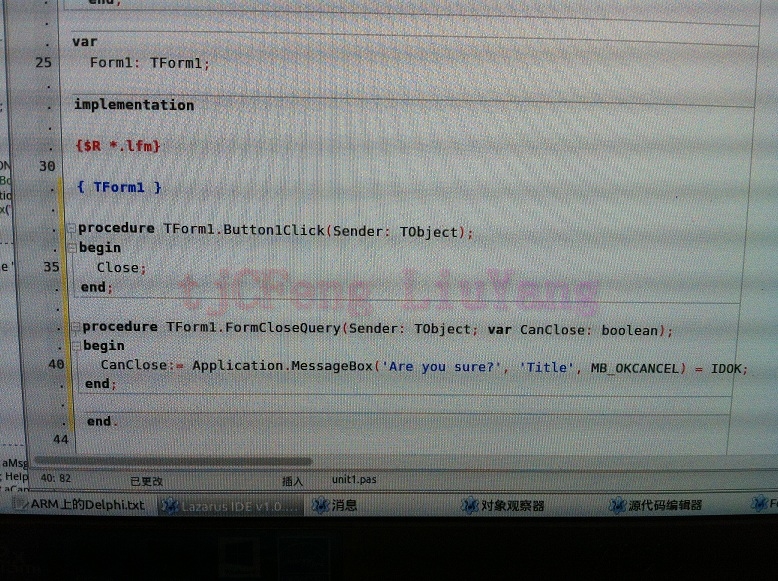 【Allwinner ClassA20类库分析】 1.ARM上的Delphi - Lazarus_lazarus arm-CSDN博客