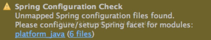 Spring Configuration Check Unmapped Spring Configuration Files Found Csdn博客