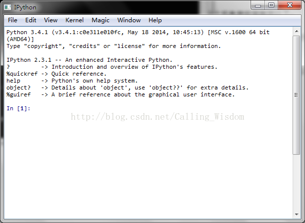Python 安装ipython以及qtconsole Calling Wisdom的博客 Csdn博客 Ipython Qtconsole