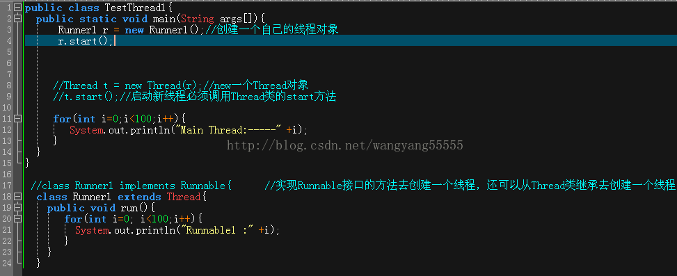 线程 创建和启动线程的两种方式 实现runnable接口 继承thread类 重写唯一方法run使用 Implements Runnable 接口创建线程时必须实现接口中的什么方法 