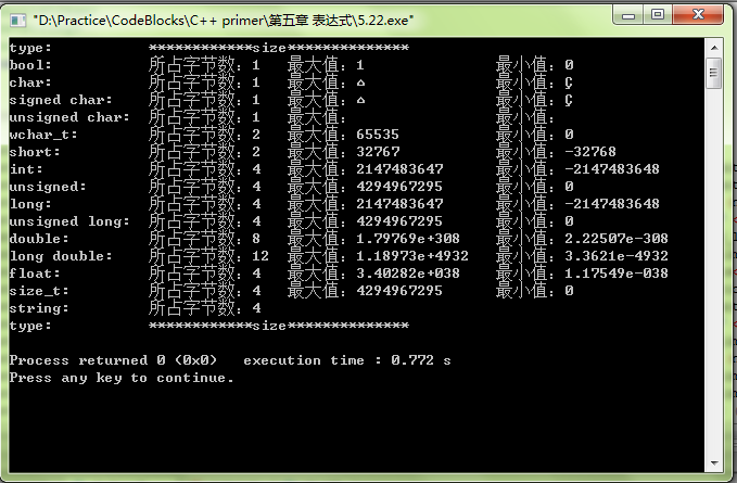 C/C++中各种类型int、long、double、char表示范围（最大最小值）_c++中最大的数据类型-CSDN博客