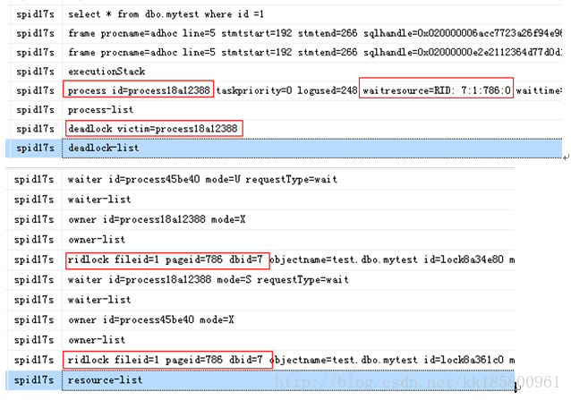 Sqlserver 并发事务：死锁跟踪（二）确定死锁锁定的资源 Waitresource Rid Sqlserver Csdn博客