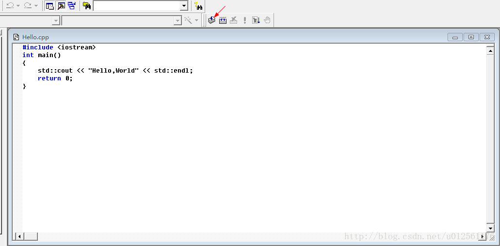 C之第一个程序hello World，使用io库输出hello Worldc60hello World代码 Csdn博客 7874