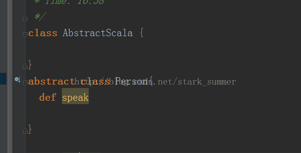 Scala入门 06抽象类 Abstract 的使用 Csdn博客