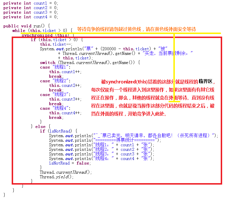 【java】利用synchronizedthis完成线程的临界区synchronized方式建立临界区程序 Csdn博客 