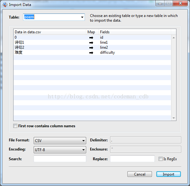使用sqlitemanager将excel表格中的数据导入sqlite3数据库sqlitemanager如何为表添加数据 Csdn博客 3335