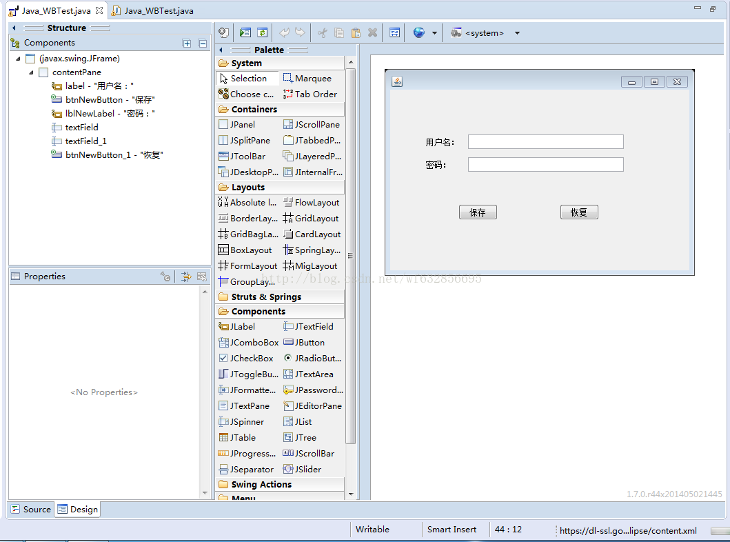 Eclipse可视化插件windowbuilder的安装与使用eclipse4260对应的windowbbuilder Csdn博客 8655